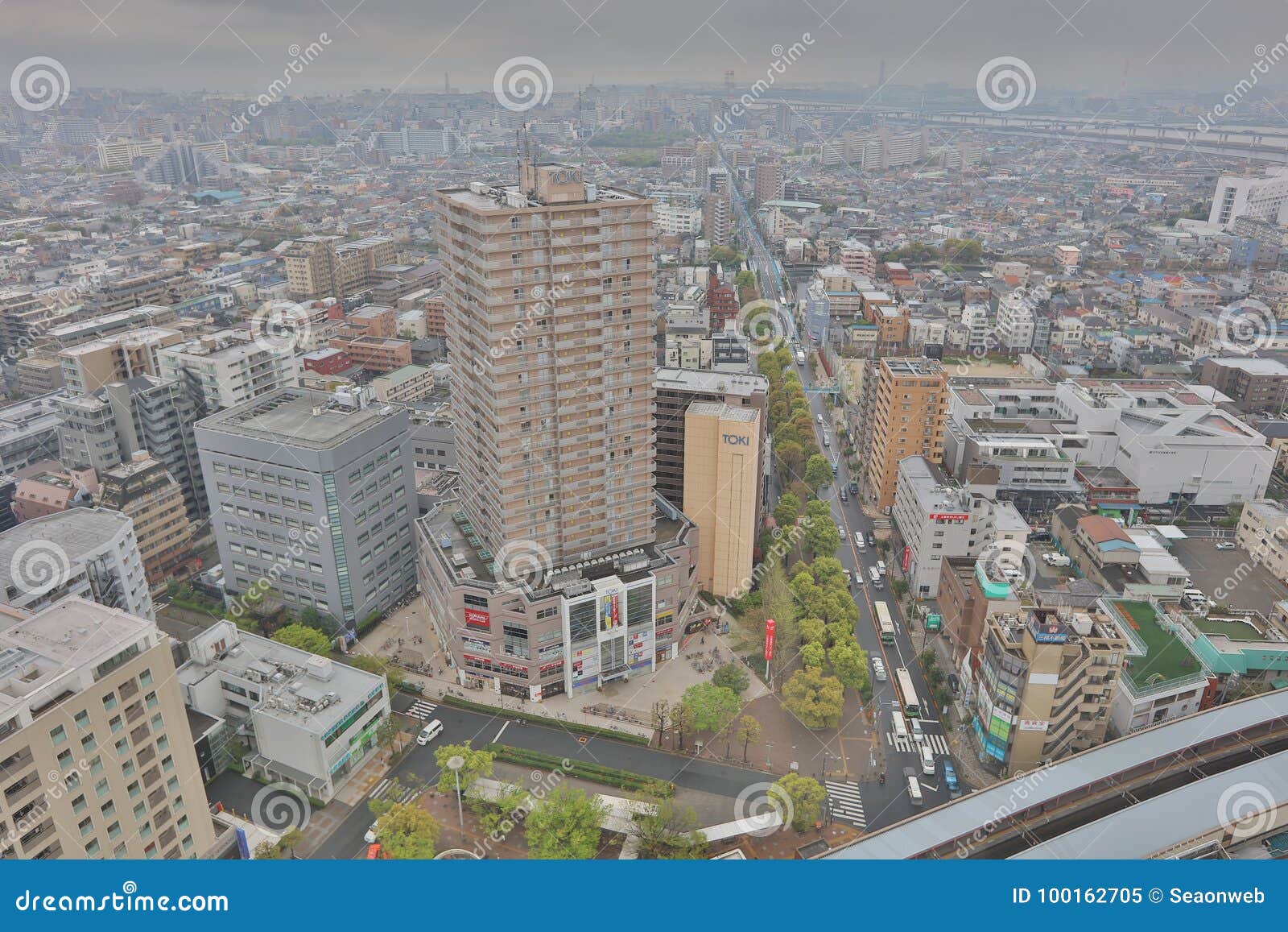 View of Tokyo at Funabashi stock image. Image of scenery - 100162705