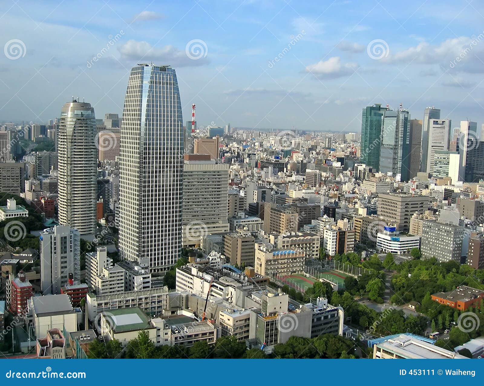 Tokyo City View stock image. Image of quarter, metropolitan - 453111