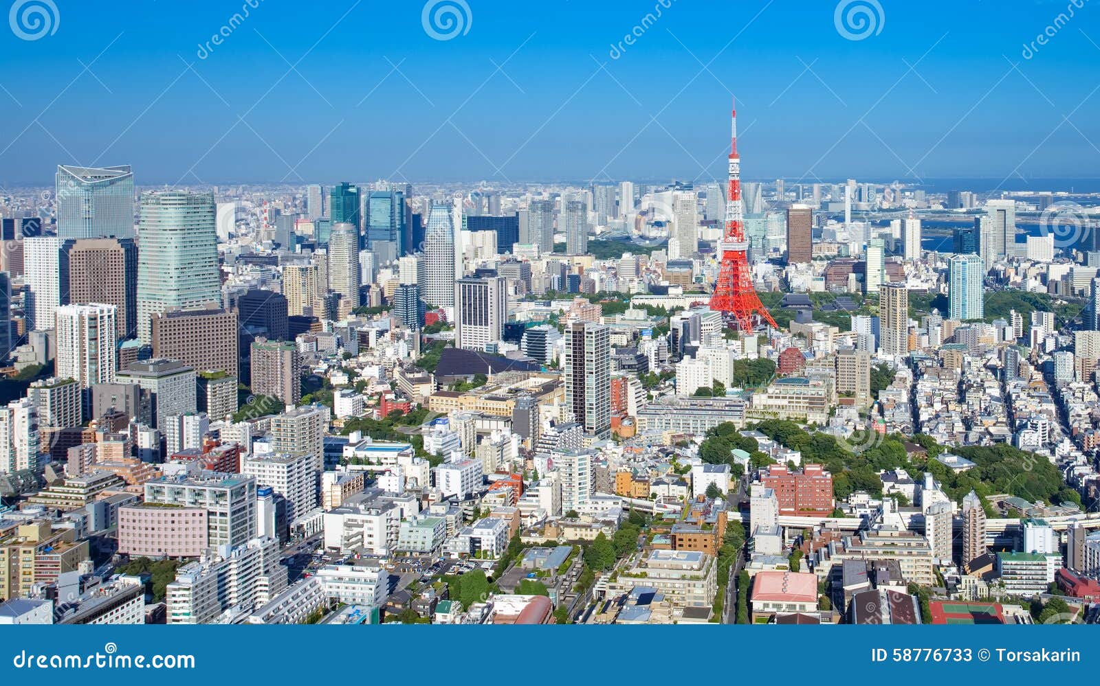 Tokyo city view stock image. Image of building, cityscape - 58776733