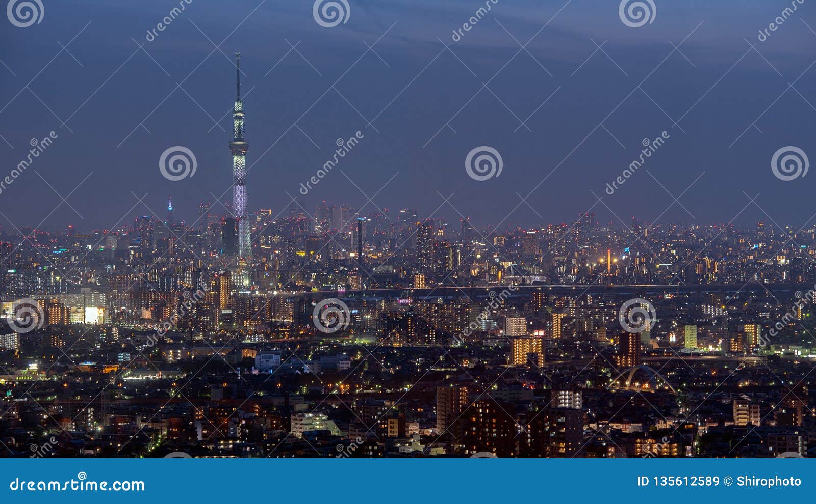 Tokyo City View with Tokyo Sky Tree Stock Image - Image of capital ...