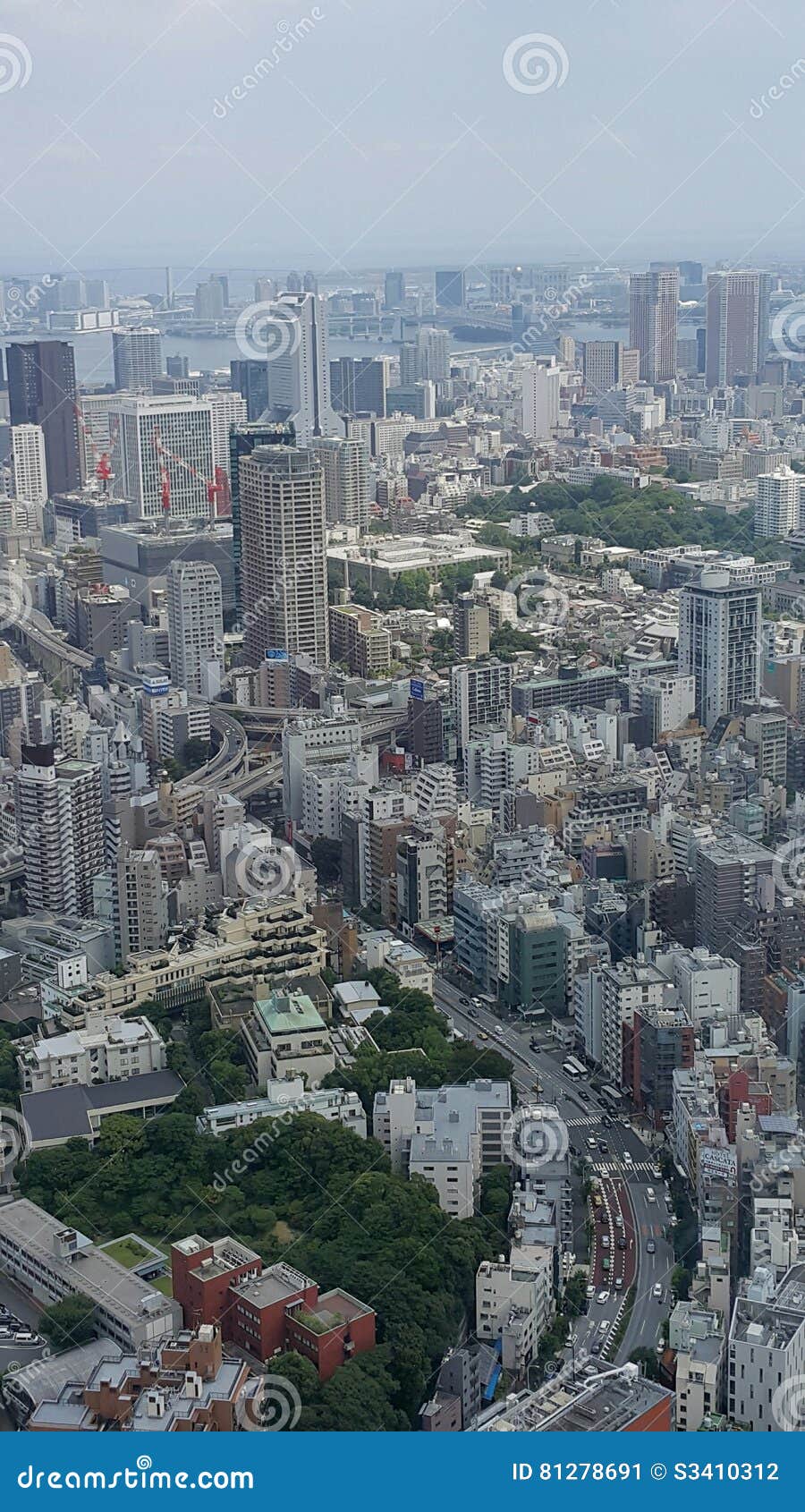 Tokyo Cityscape in the Cloudy Day. Editorial Photo - Image of tourism ...