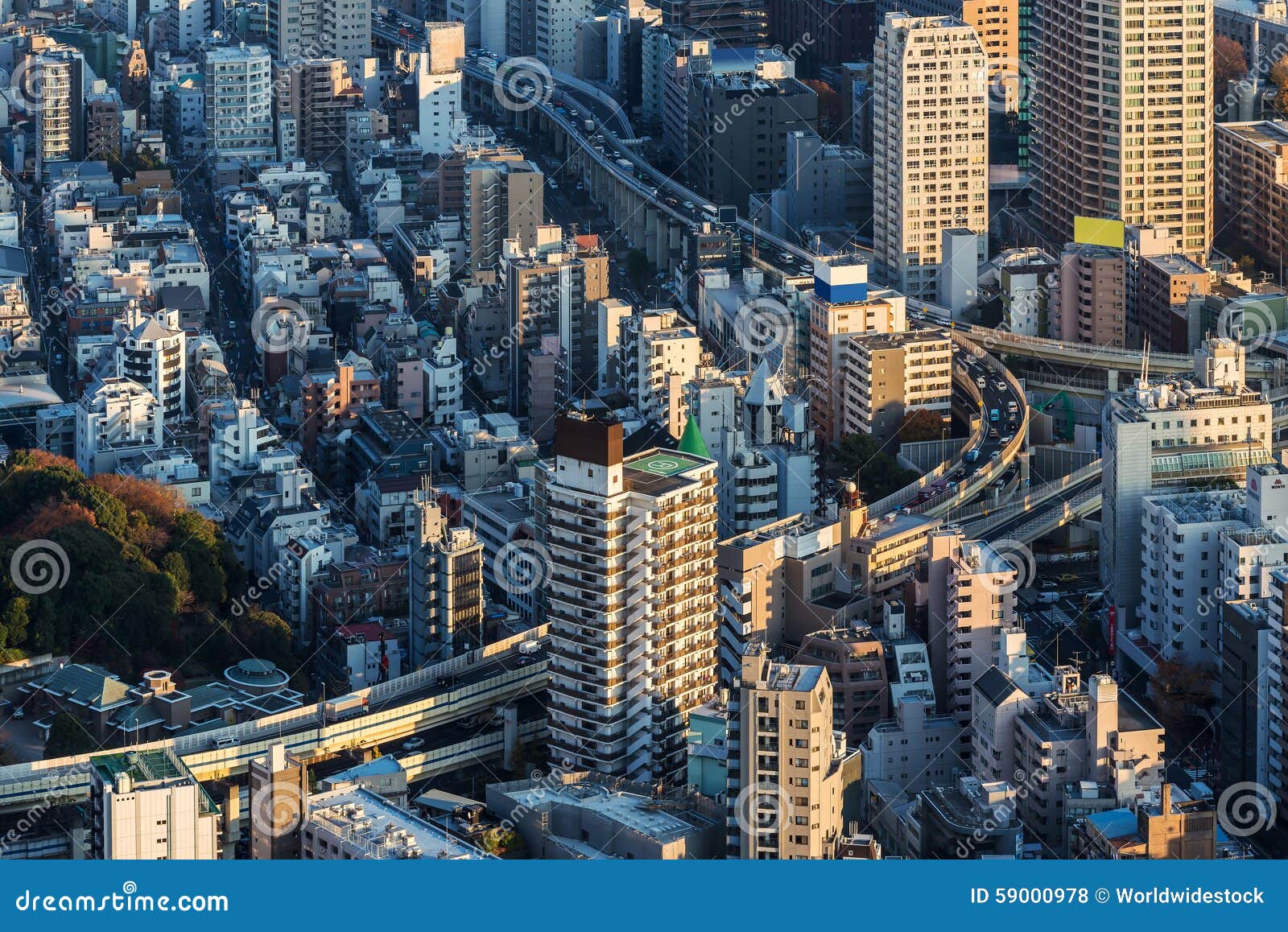 Tokyo Cityscape stock photo. Image of architecture, landmark - 59000978