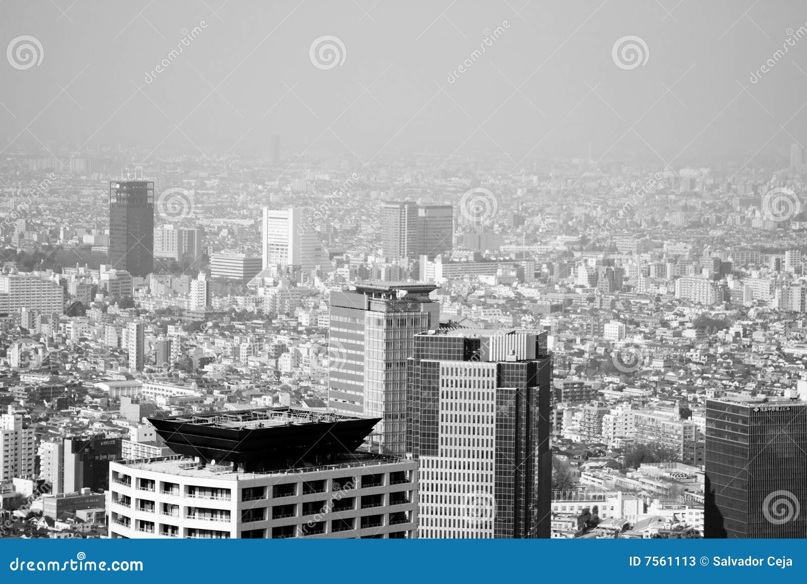 Tokyo dense populated city stock image. Image of government - 7561113
