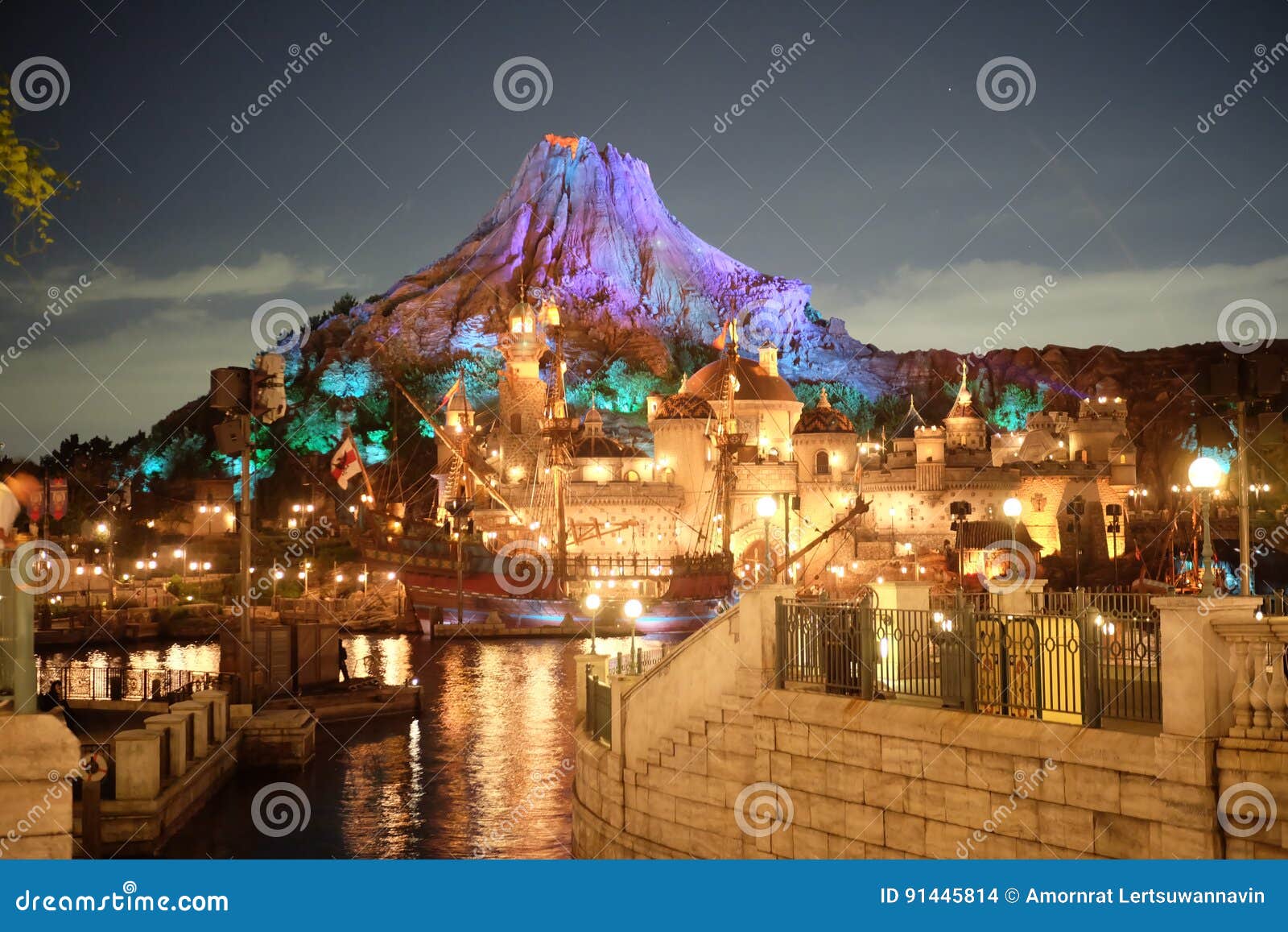 Tokyo Disney Sea Mediterranean Harbour Editorial Stock Image - Image of ...