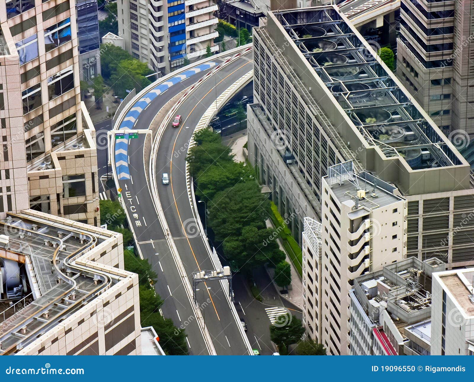 Tokyo Downtown Highway stock photo. Image of view, district - 19096550
