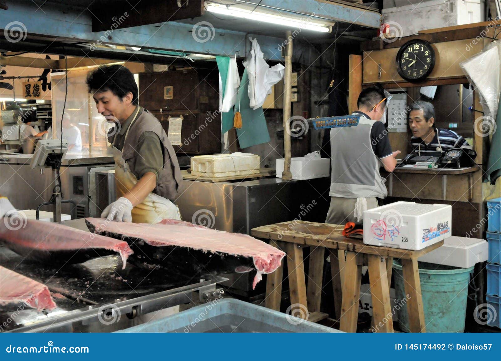 Tokyo the fish market editorial photography. Image of largest - 145174492