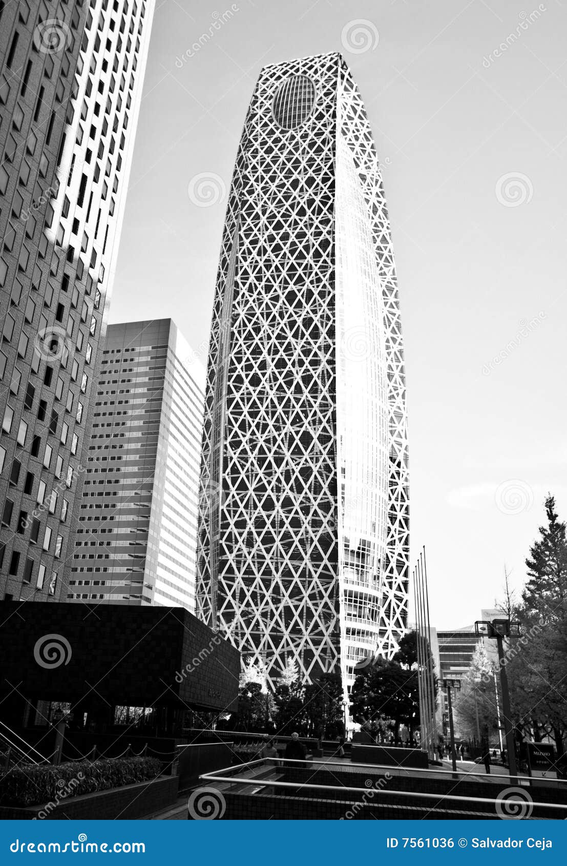 Tokyo high rise modern stock photo. Image of blue, city - 7561036
