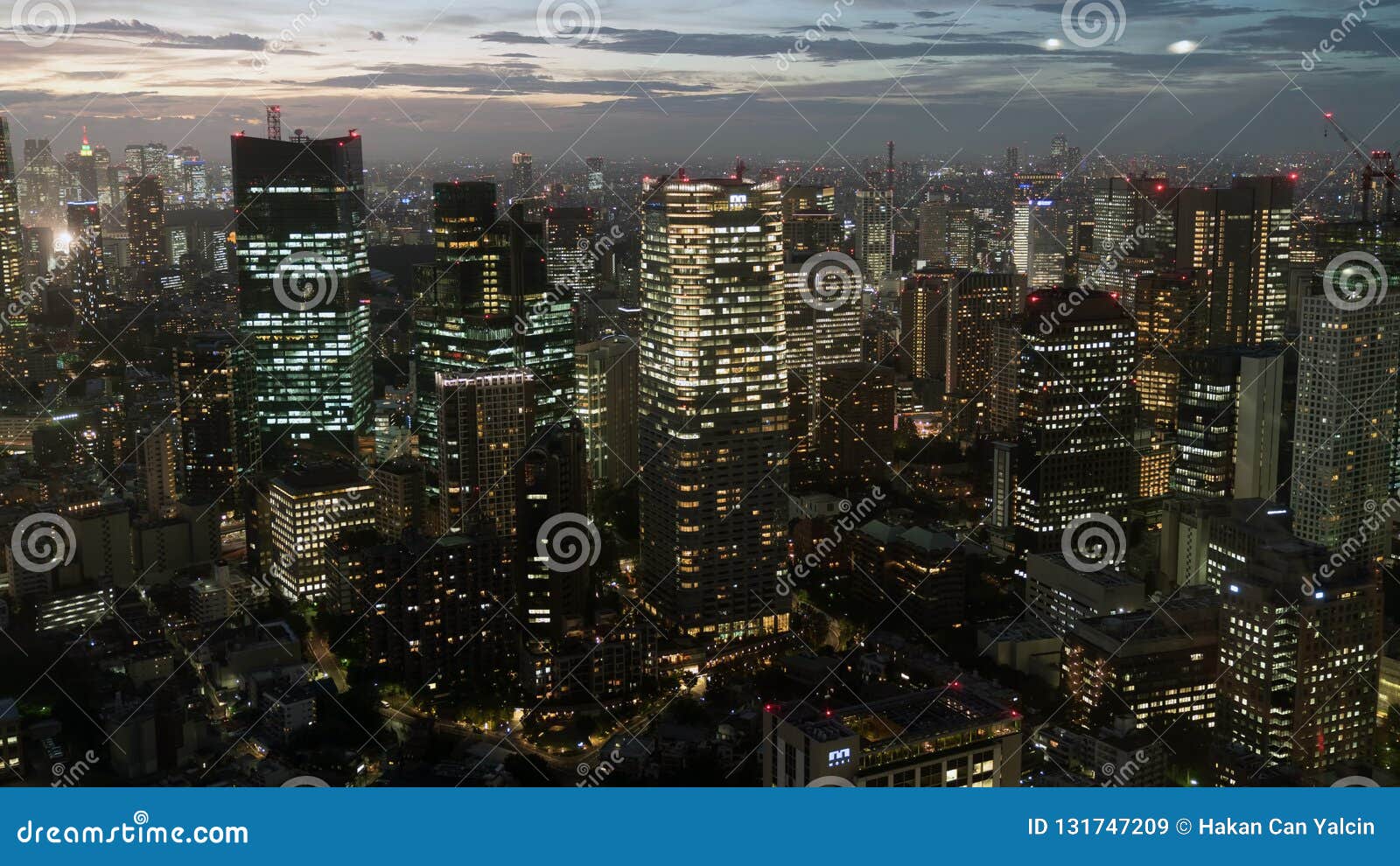 Tokyo Skyline during Sunset As Seen from the Tokyo Tower, Japan ...