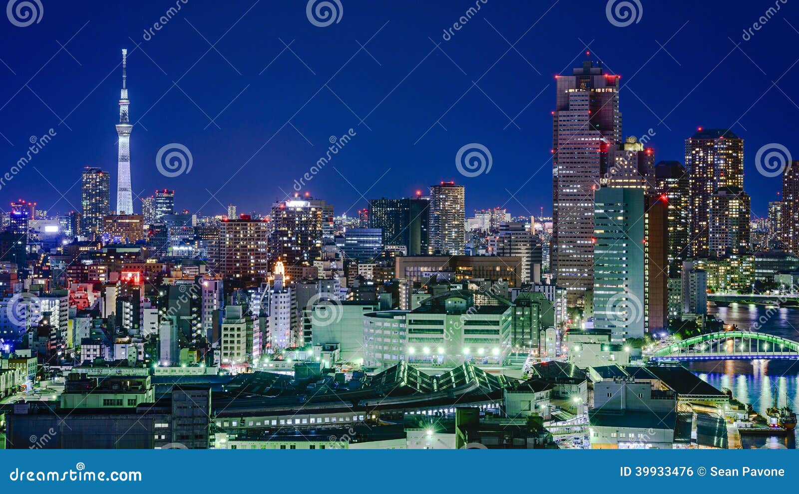 Tokyo Japan City Skyline stock photo. Image of metropolitan - 39933476