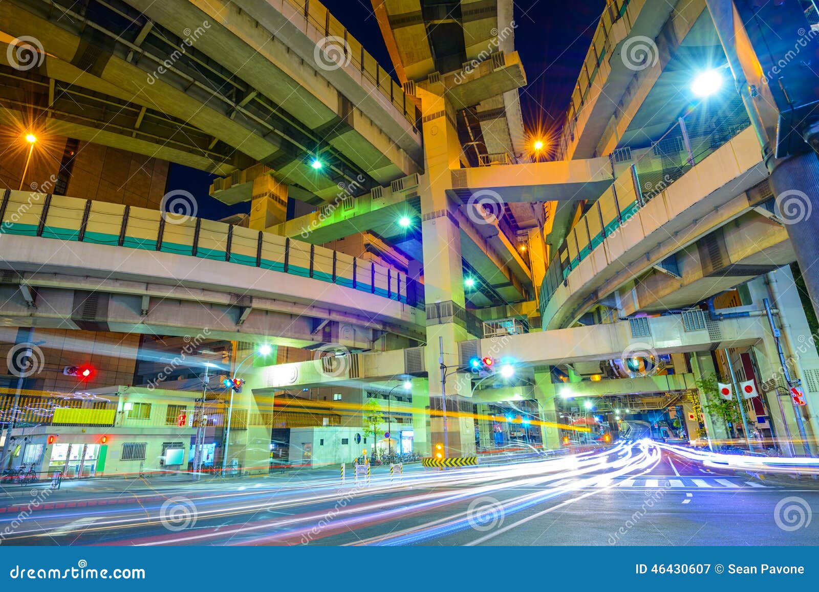 Tokyo, Japan Cityscape and Expressway Junction. Stock Image - Image of ...