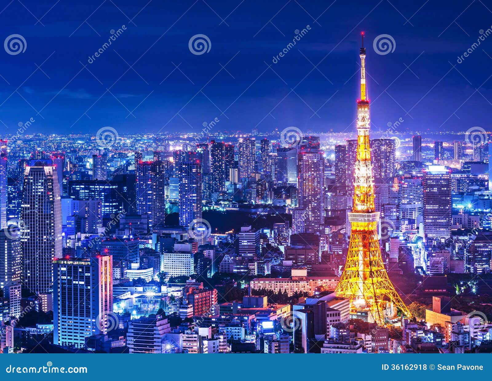 Tokyo, Japan stock photo. Image of asian, district, beautiful - 36162918