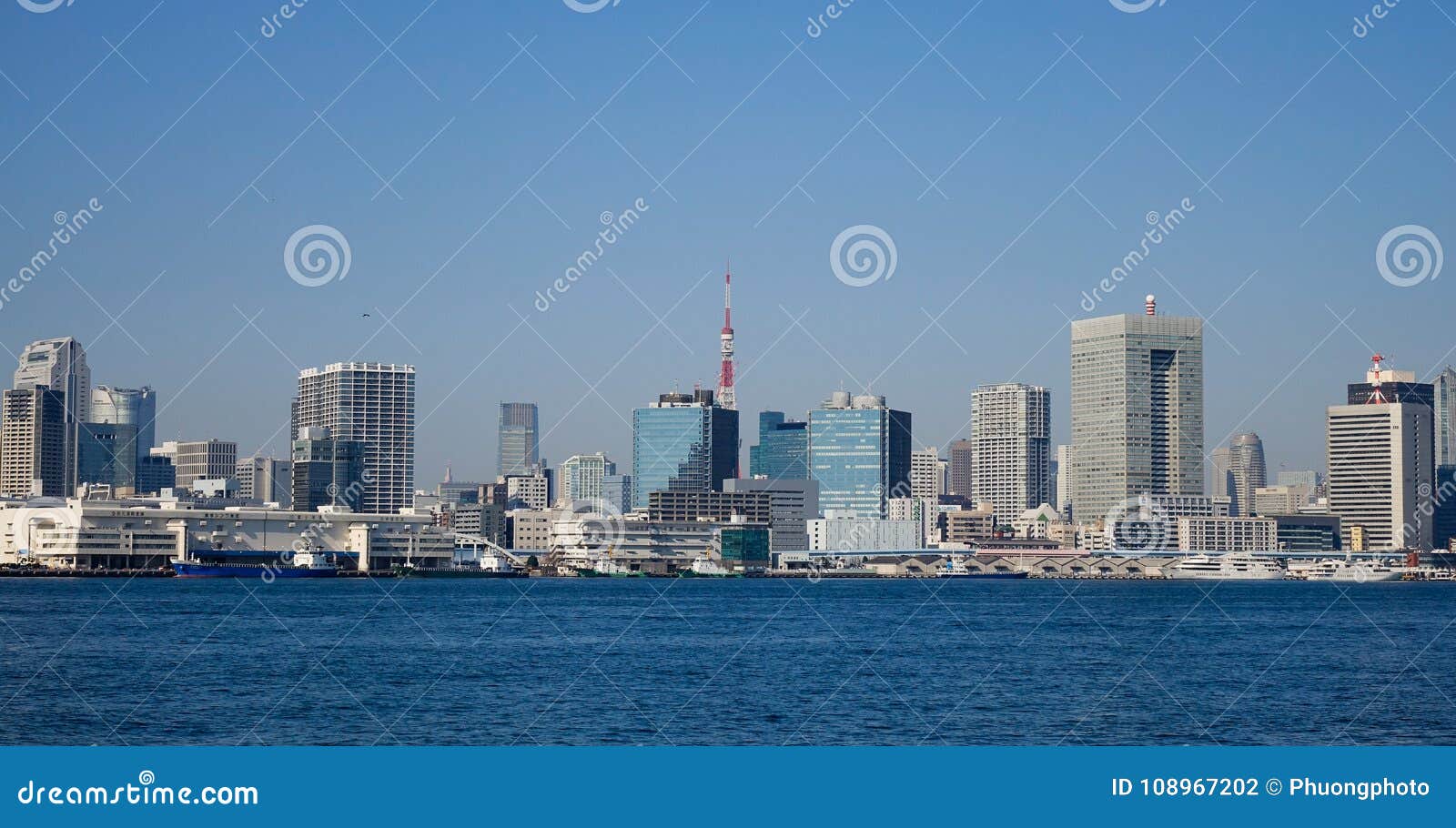View of Tokyo Bay, Japan editorial photography. Image of asia - 108967202