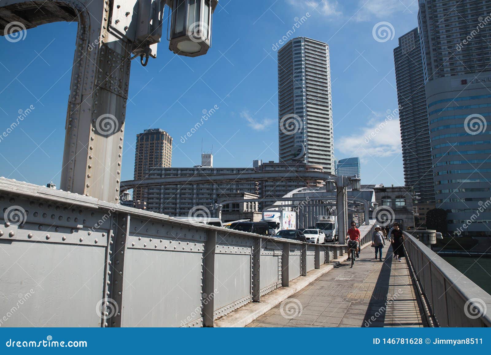 Kachidoki Bridge Royalty-Free Stock Photography | CartoonDealer.com ...