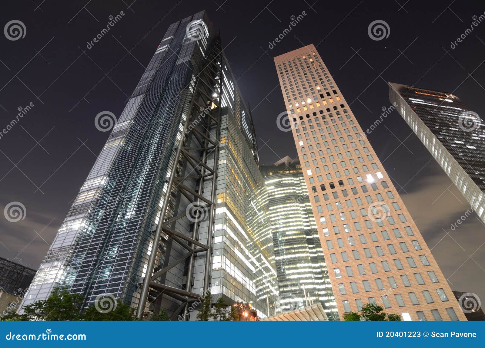 Tokyo Luxury High Rises stock image. Image of rise, city - 20401223