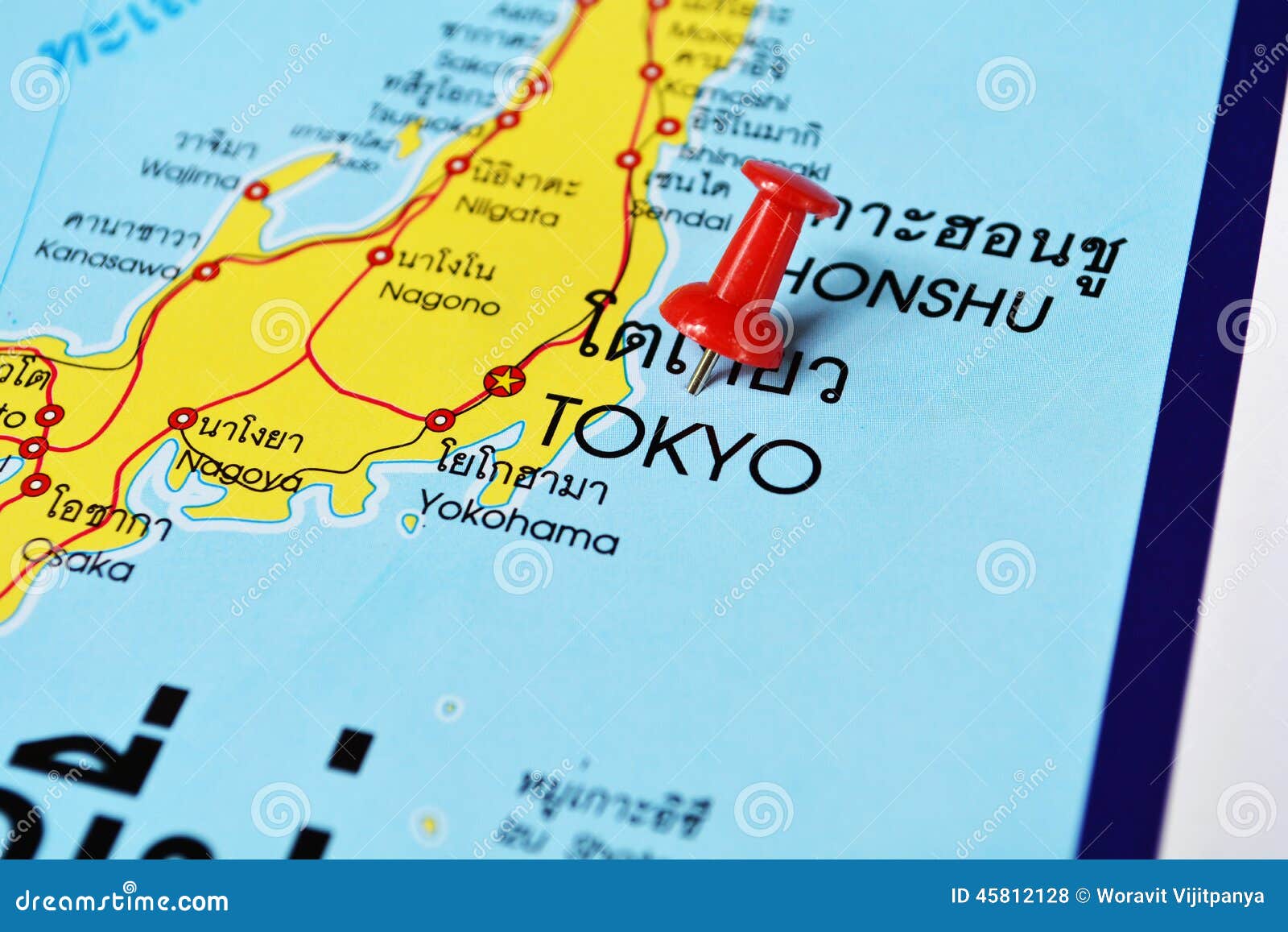 Tokyo map stock photo. Image of nature, travel, tourist - 45812128