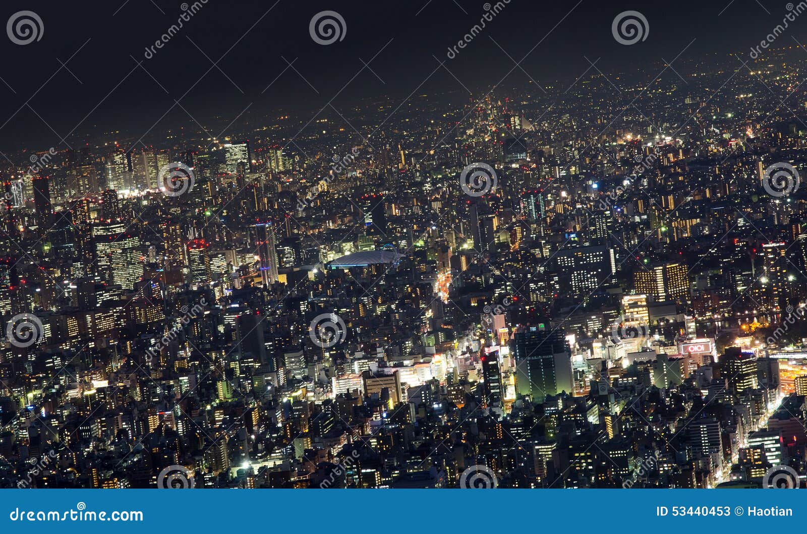 Tokyo Metropolis, Night editorial stock photo. Image of roads - 53440453