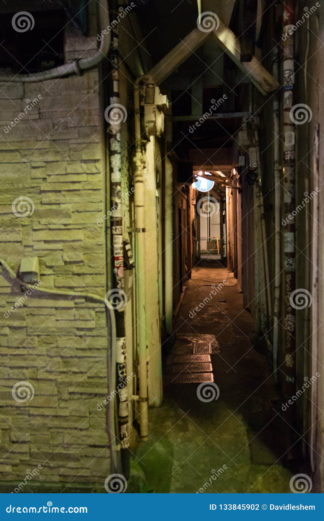 Tokyo Night Life Red Light District Stock Photo - Image of evening ...