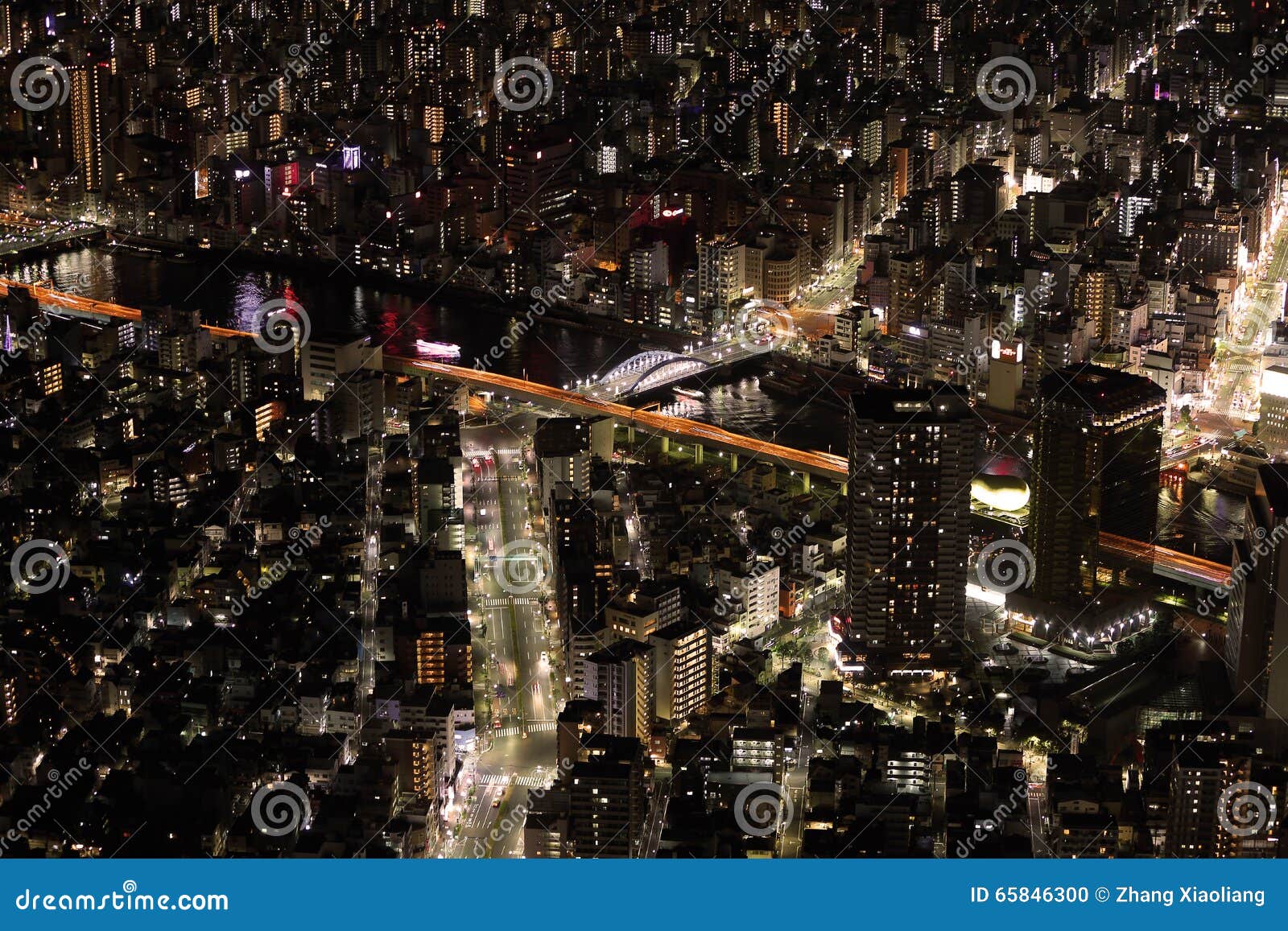 Tokyo night scene stock photo. Image of nightscapes, ueno - 65846300