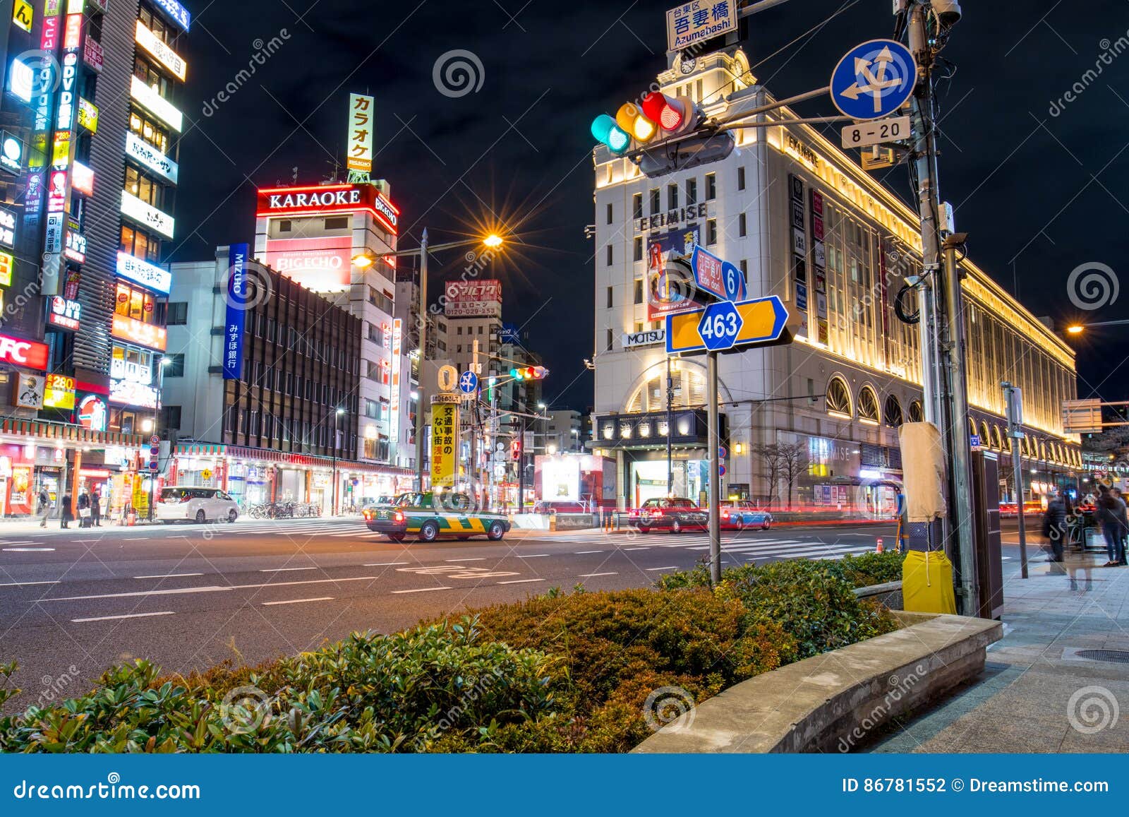 Tokyo Night editorial photography. Image of traffic, tokyo - 86781552