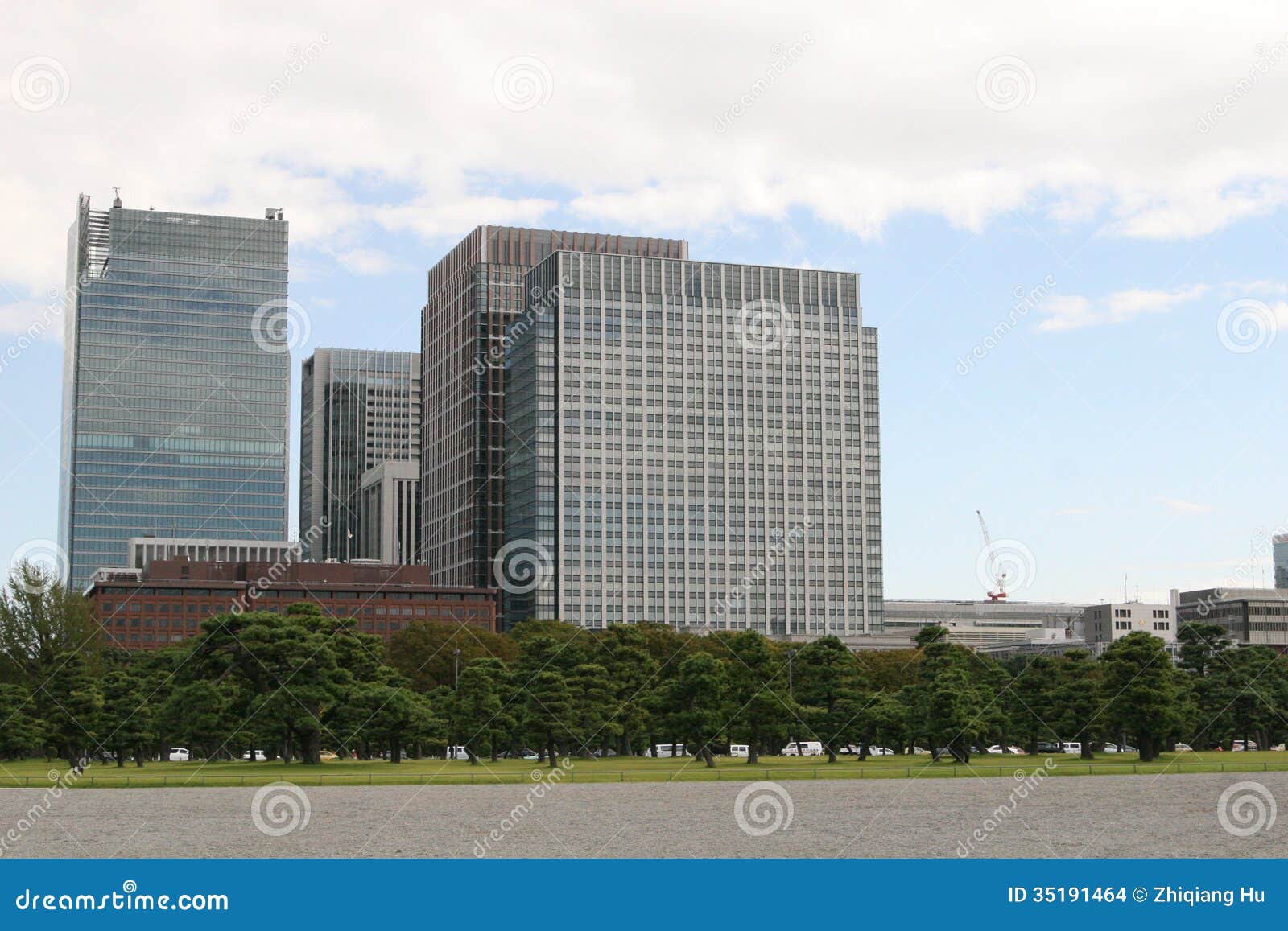 Tokyo office building stock photo. Image of tokyo, urban - 35191464