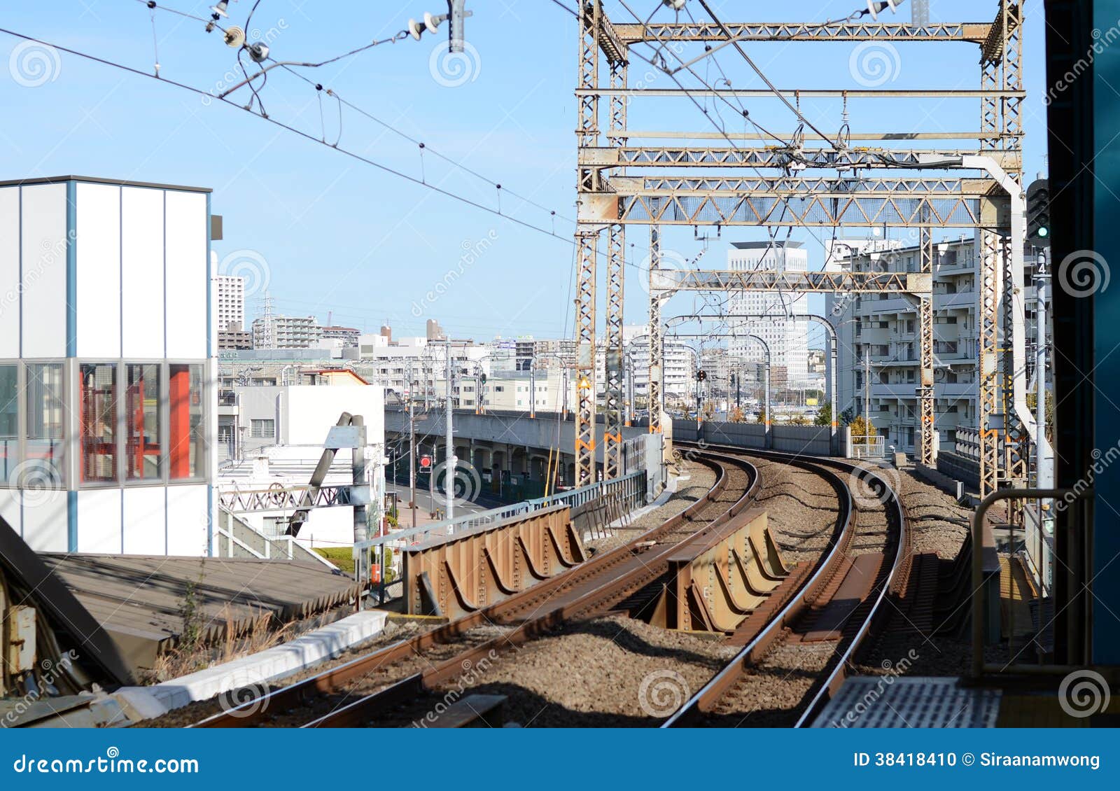 Tokyo Railway Transportation Stock Photo - Image of rail, design: 38418410