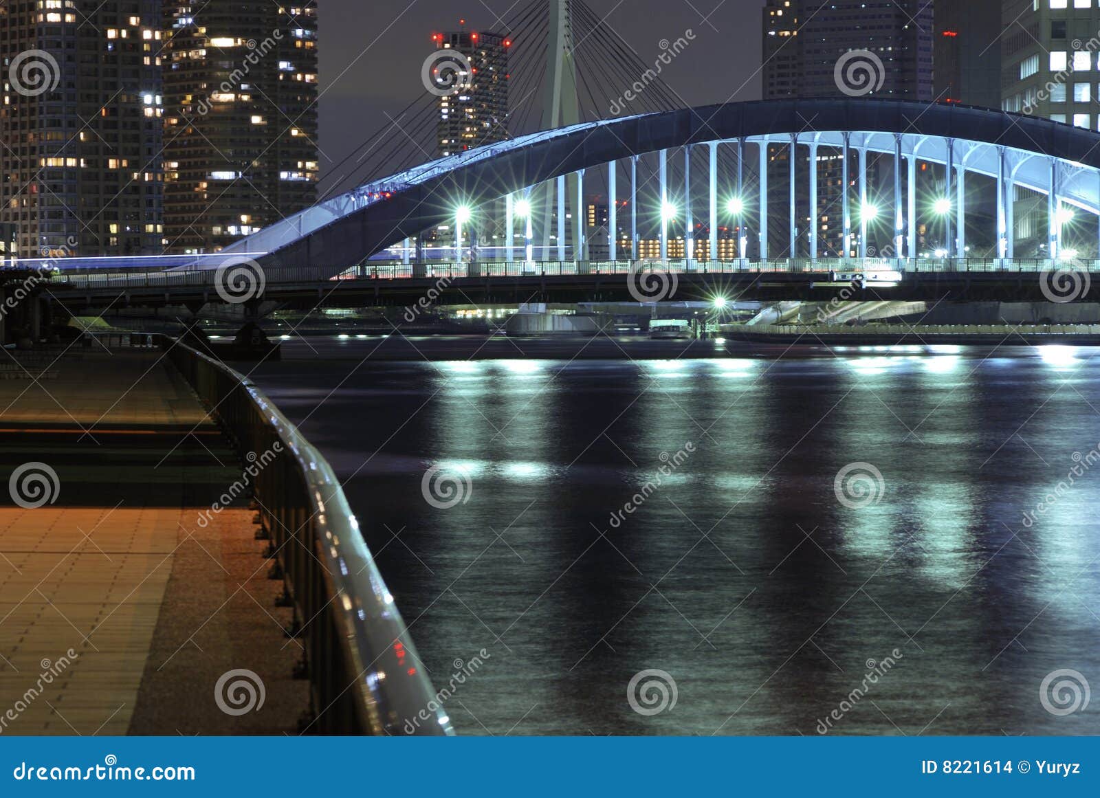 Tokyo river stock photo. Image of skyscraper, design, boat - 8221614