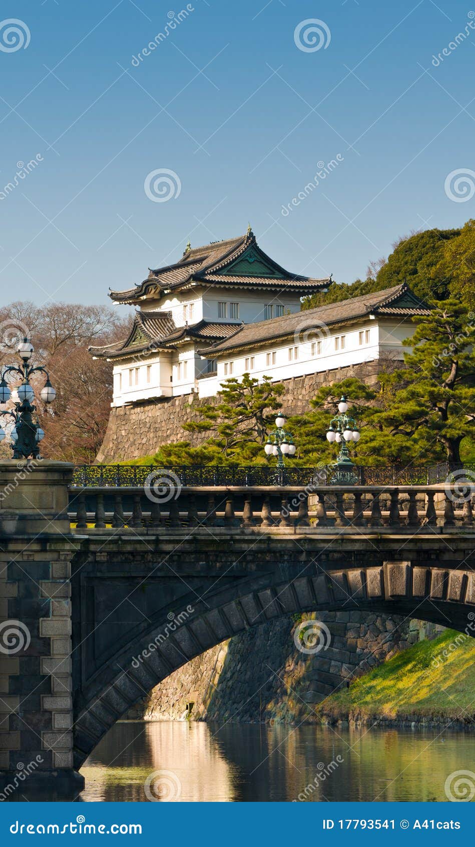 Tokyo royal palace stock image. Image of landmark, asian - 17793541
