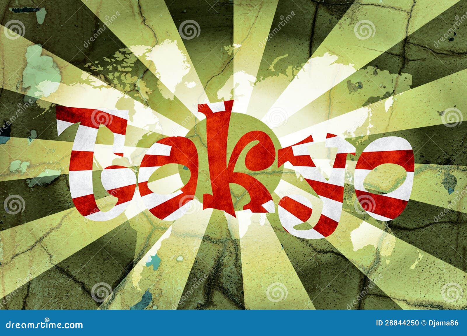 Tokyo sign stock illustration. Illustration of rough - 28844250