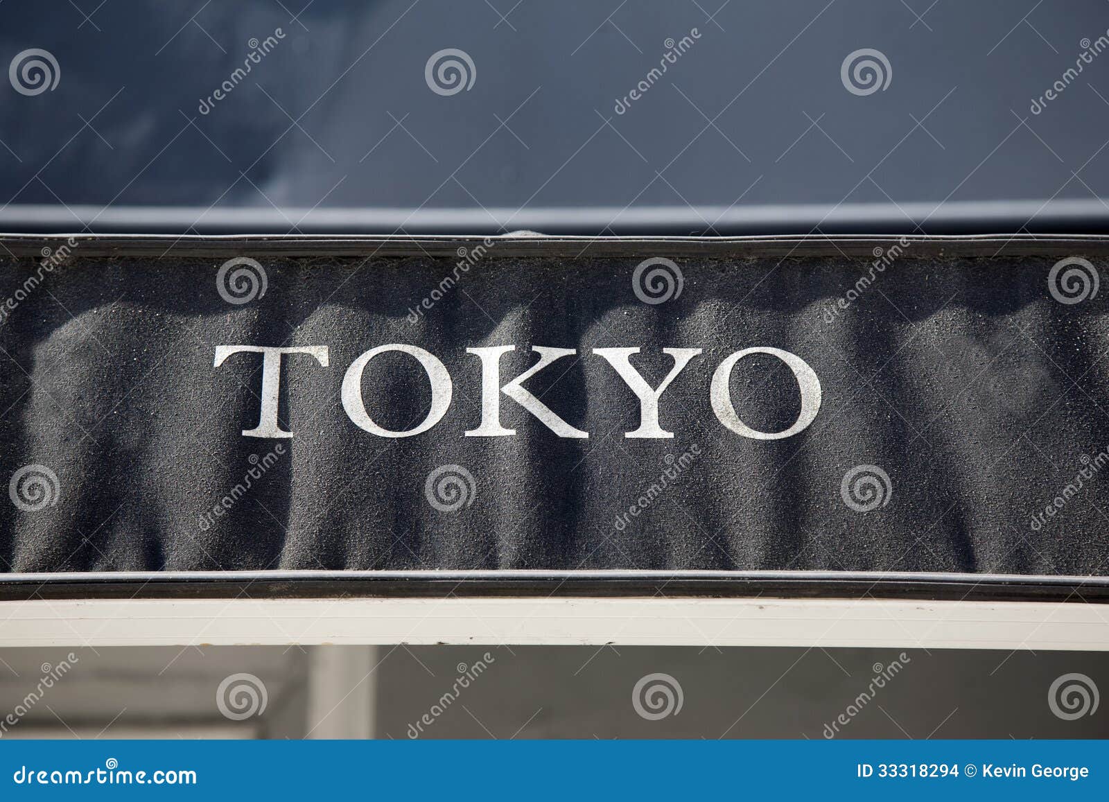 Tokyo Sign stock photo. Image of black, white, name, asia - 33318294
