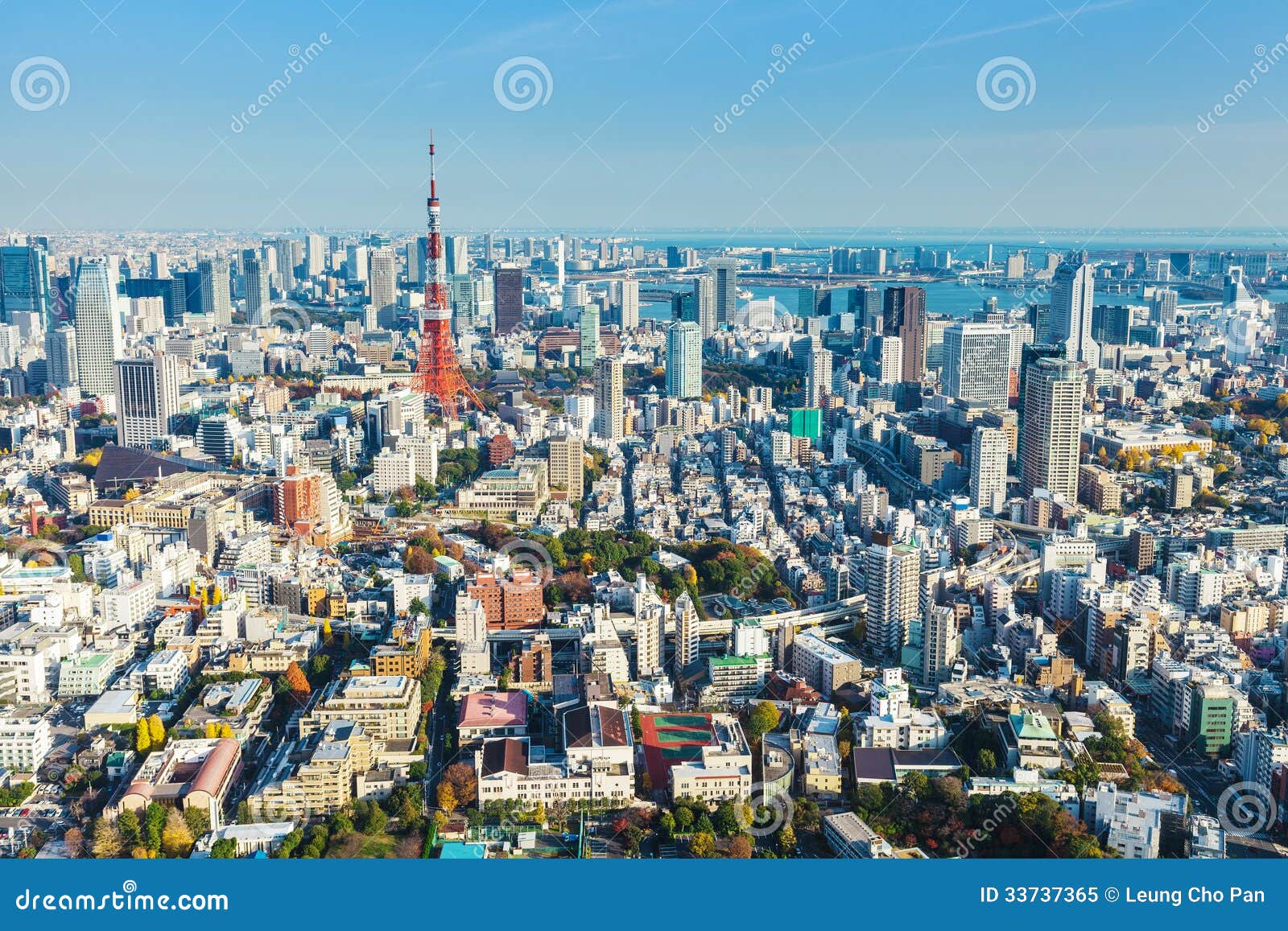Tokyo skyline in Japan stock image. Image of business - 33737365