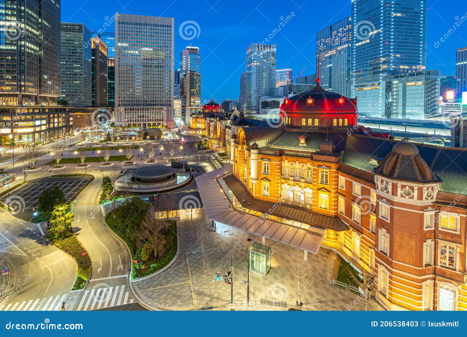 Tokyo Skyline with Landmark Building in Tokyo, Japan Stock Image ...