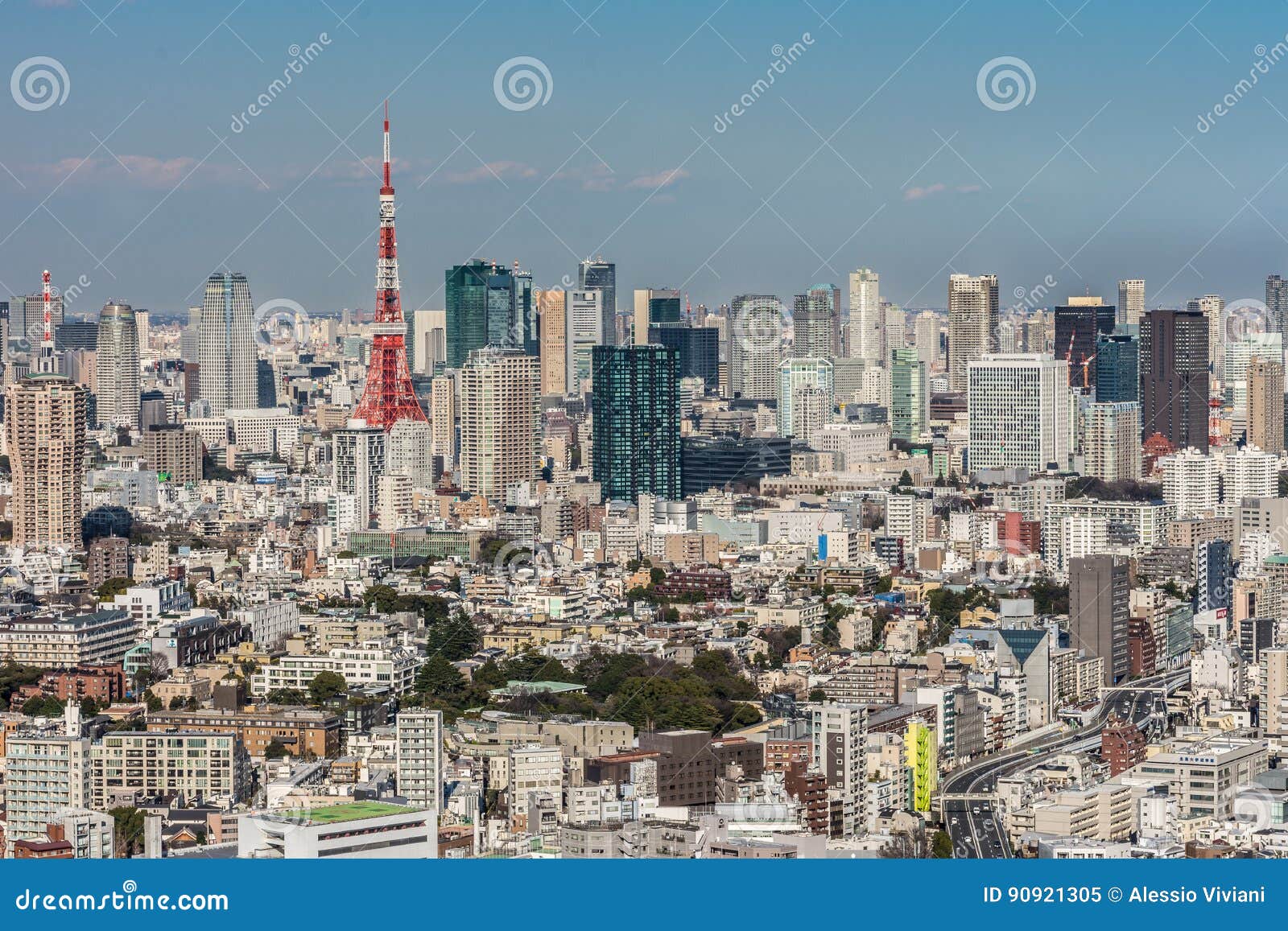 Tokyo skyline editorial image. Image of tokyo, cityscape - 90921305