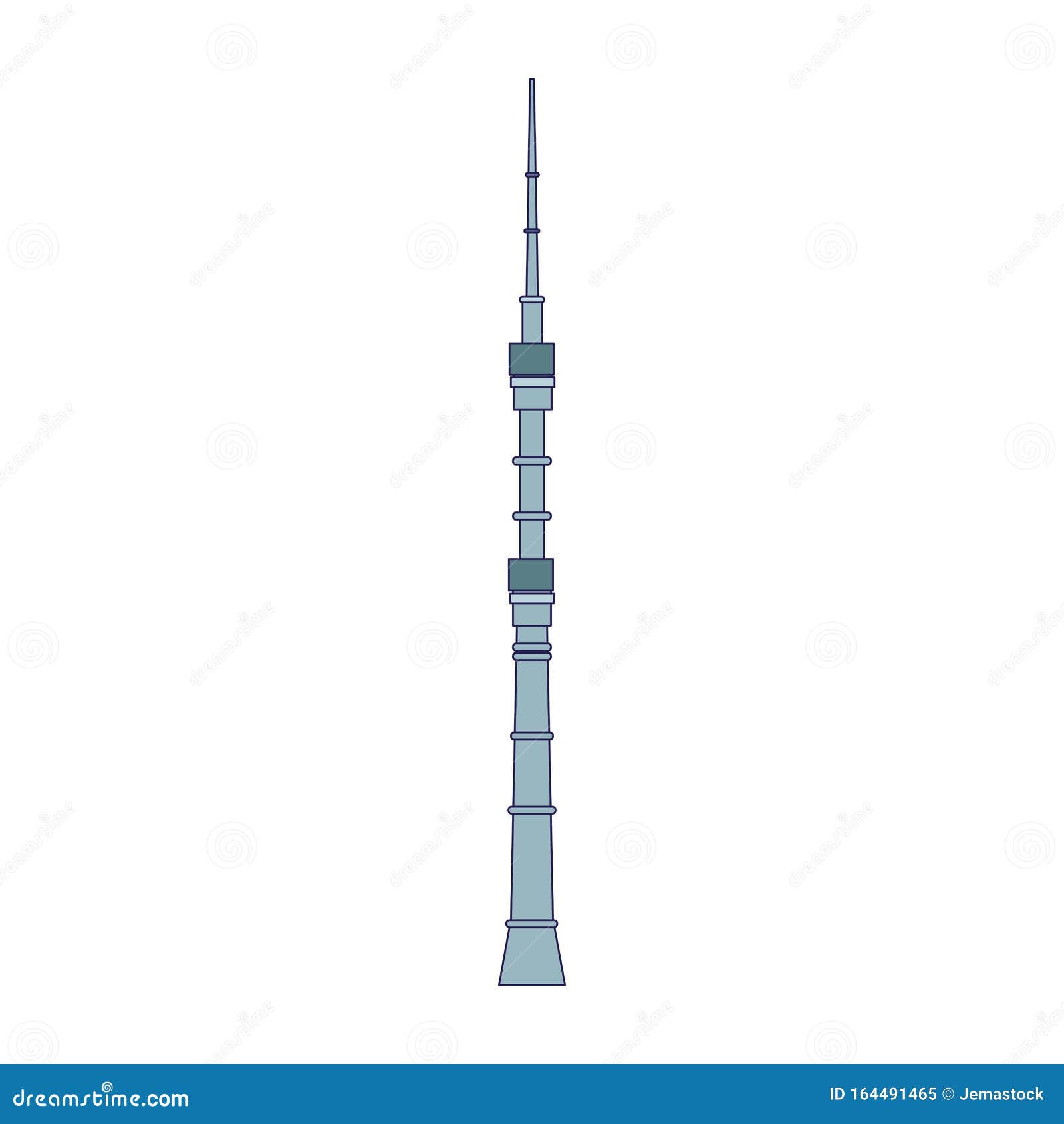 Tokyo Skytree. Vector Illustration Decorative Design | CartoonDealer ...