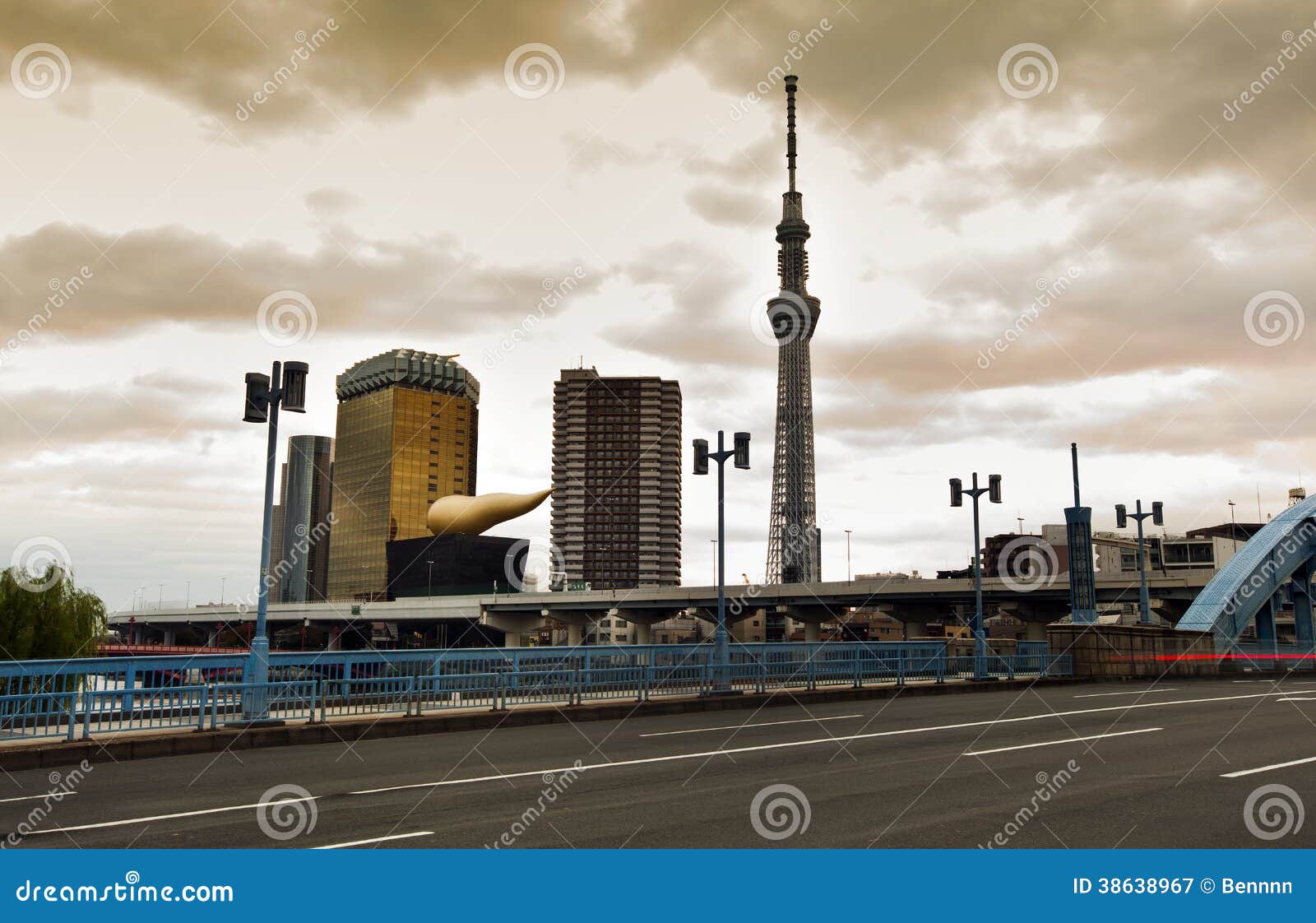 Tokyo Skytree at the Sumida River Stock Image - Image of place, kanto ...