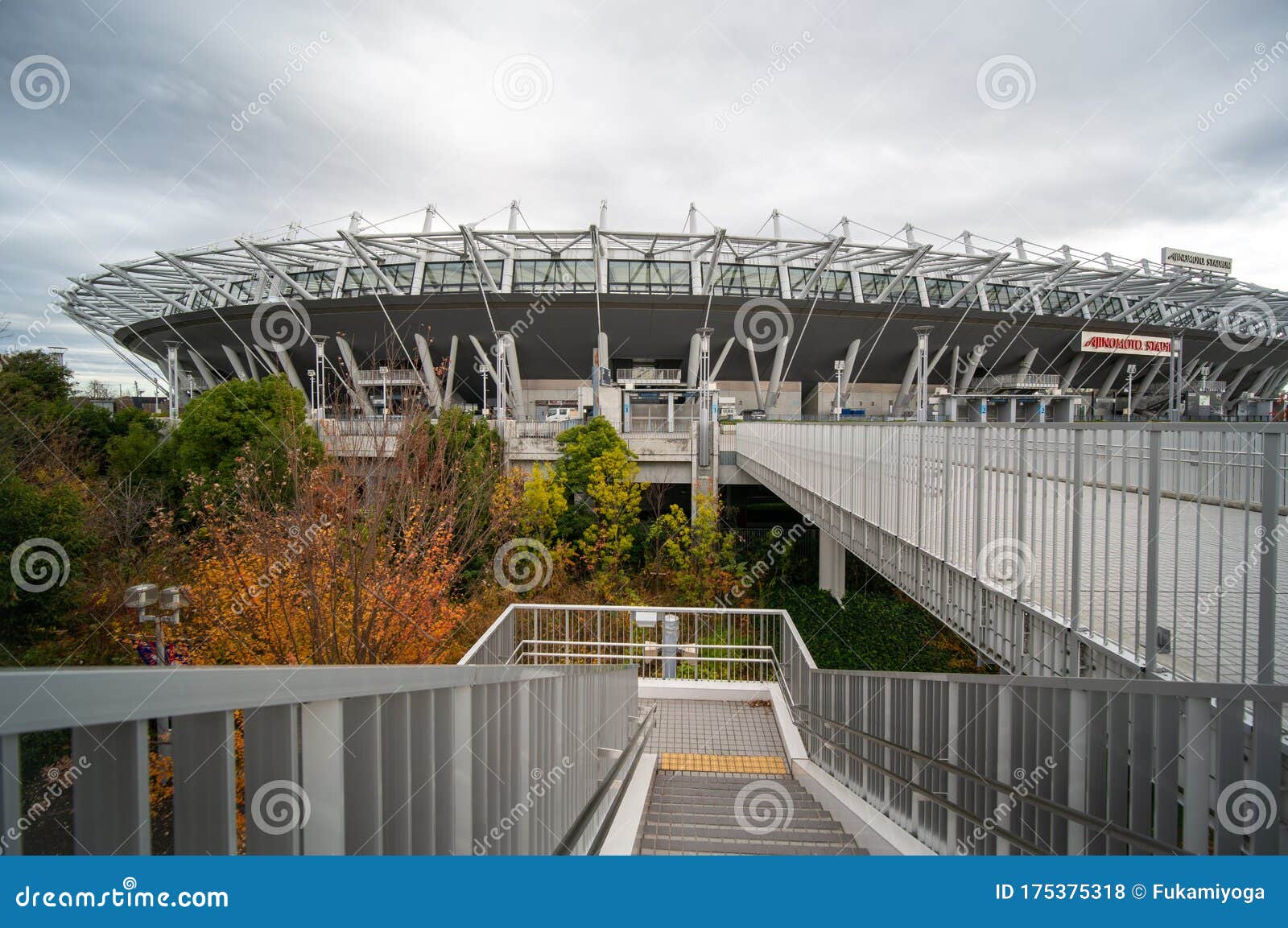 Tokyo Stadium in Japan, Landscape Editorial Stock Photo - Image of city ...