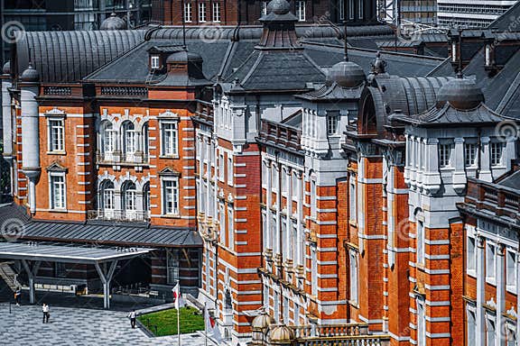 Tokyo Station Station Building Stock Image - Image of fashion ...