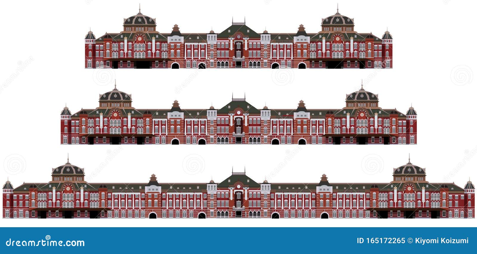 TOKYO Station, Illustration, Vector Illustration. Stock Vector ...