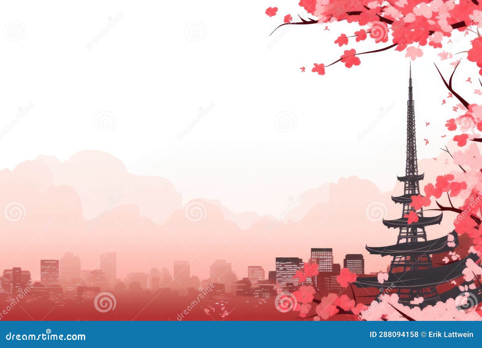 Tokyo Themed Background Large Copy Space - Stock Picture Backdrop Stock ...