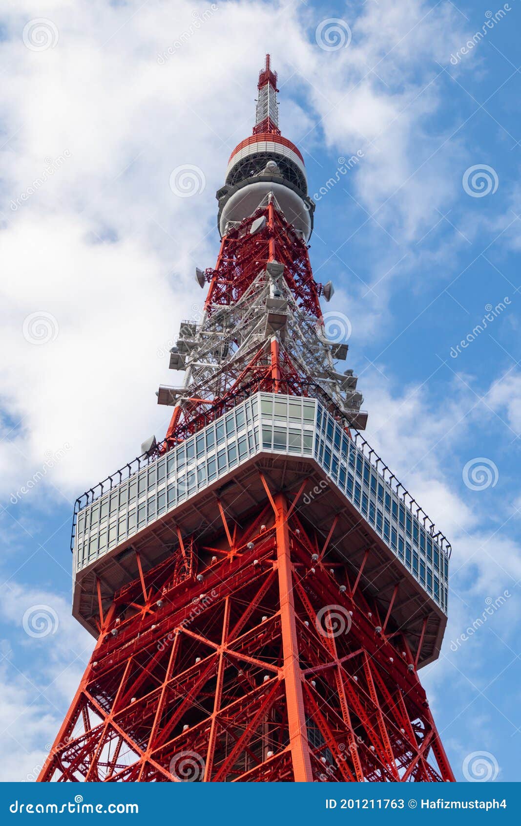 Tokyo Tower during the Day Against Cloudy Sky Editorial Stock Photo ...