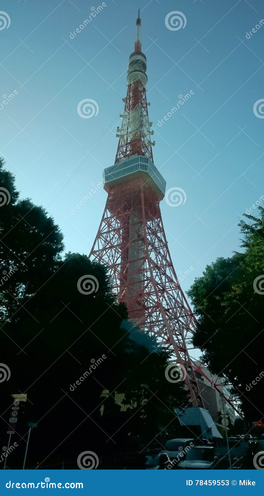 Tokyo Tower editorial stock photo. Image of tokyo, nice - 78459553