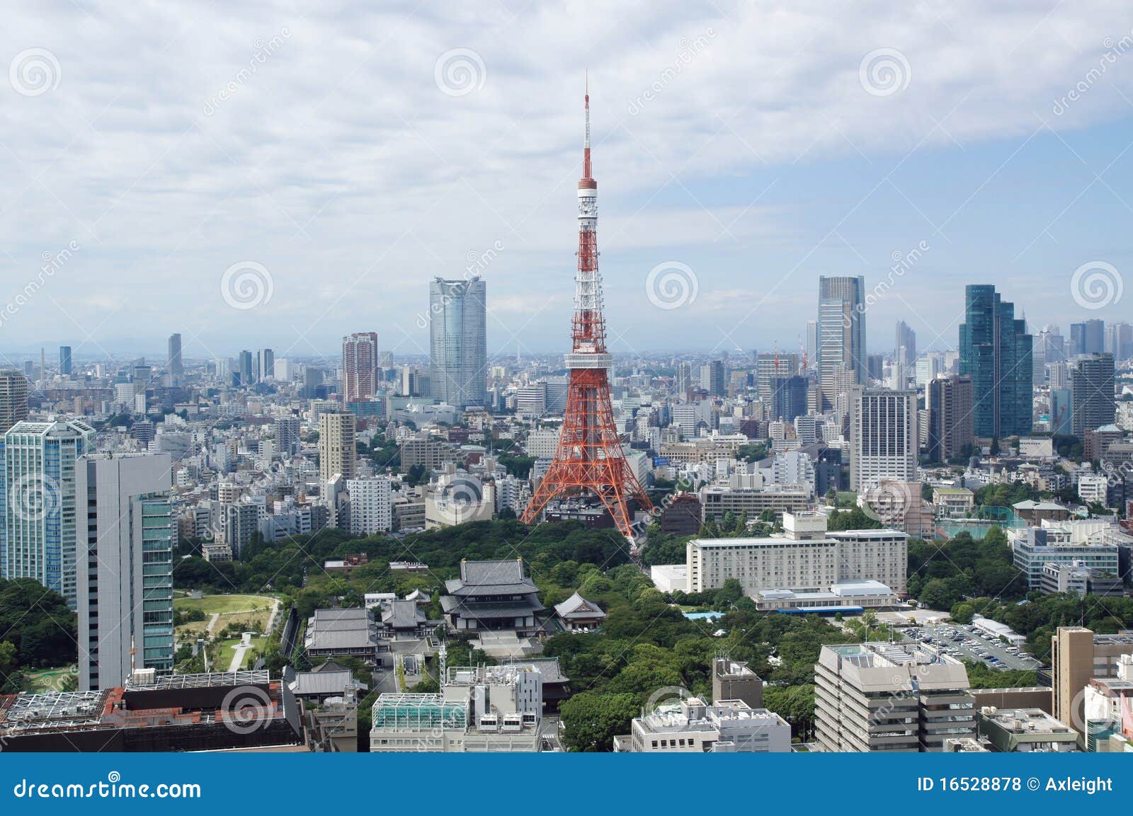 Tokyo Tower and Roppongi Hills Stock Photo - Image of japanese, dark ...