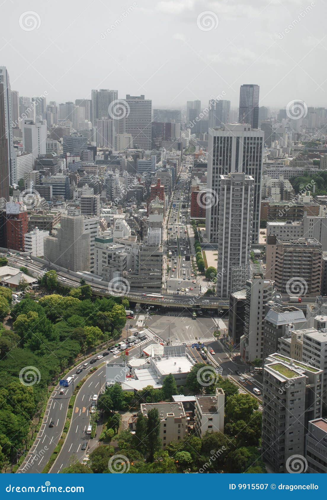 Tokyo Tower View stock image. Image of asia, skyscrapers - 9915507