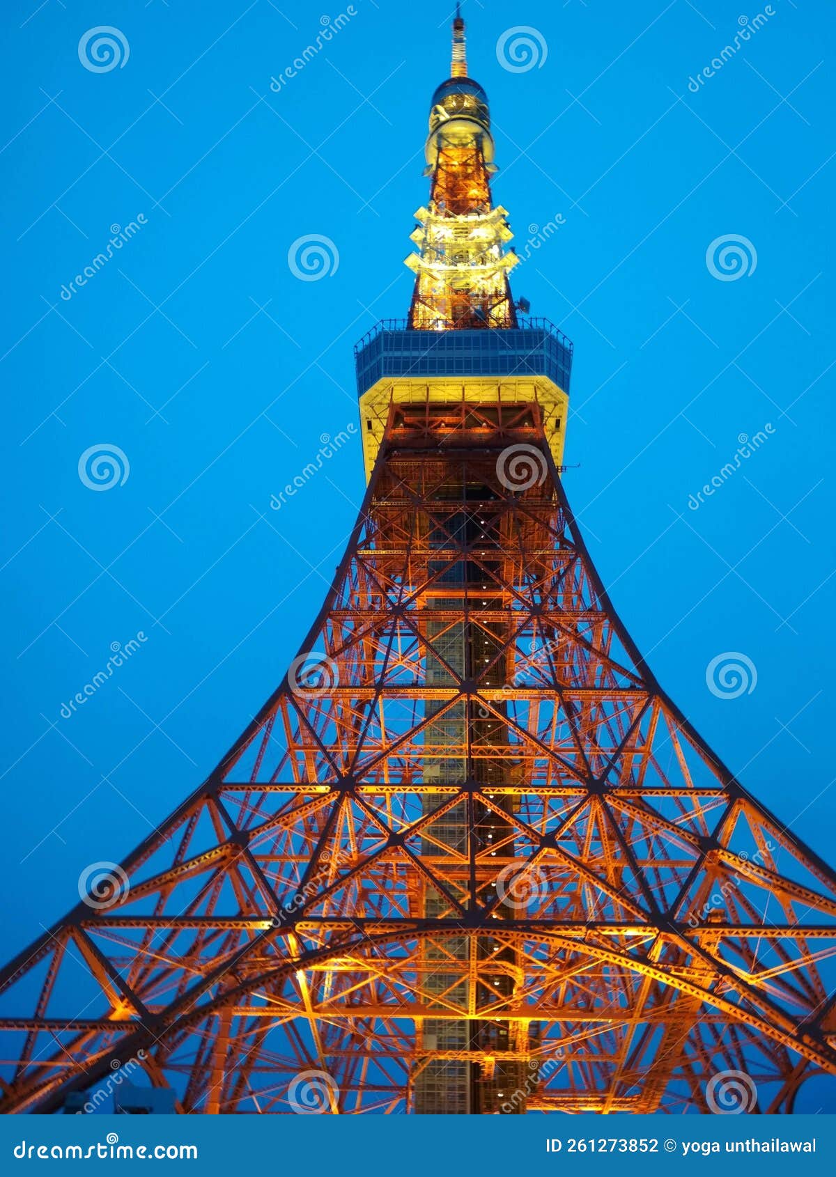 Tokyo Tower View from the Ground Editorial Photography - Image of blue ...