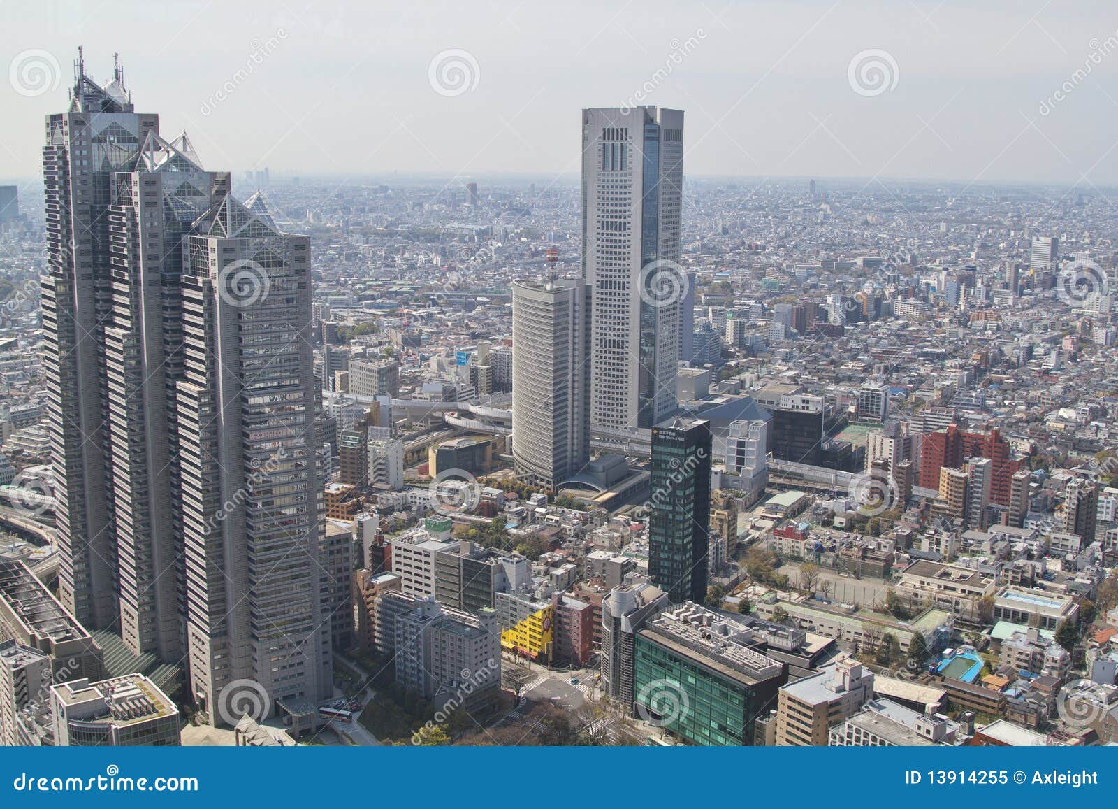 Tokyo view stock image. Image of shiodome, scape, scenery - 13914255