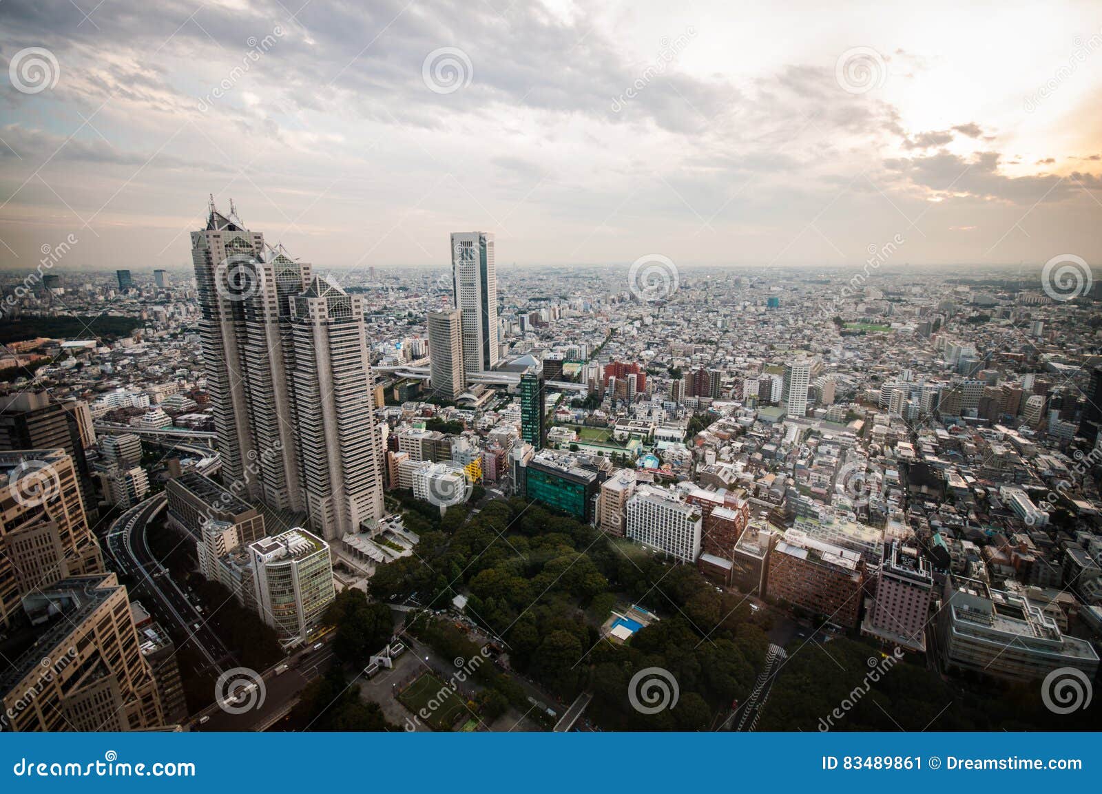 Tokyo View stock image. Image of tokyo, skyline, skyview - 83489861