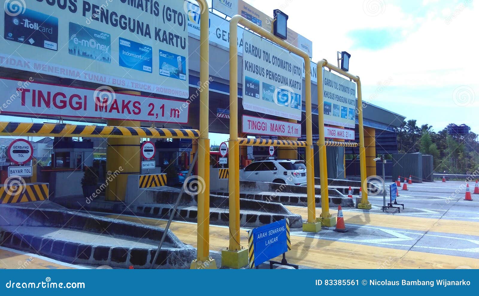 Tol Gate editorial photo. Image of toll, indonesian, jalan - 83385561