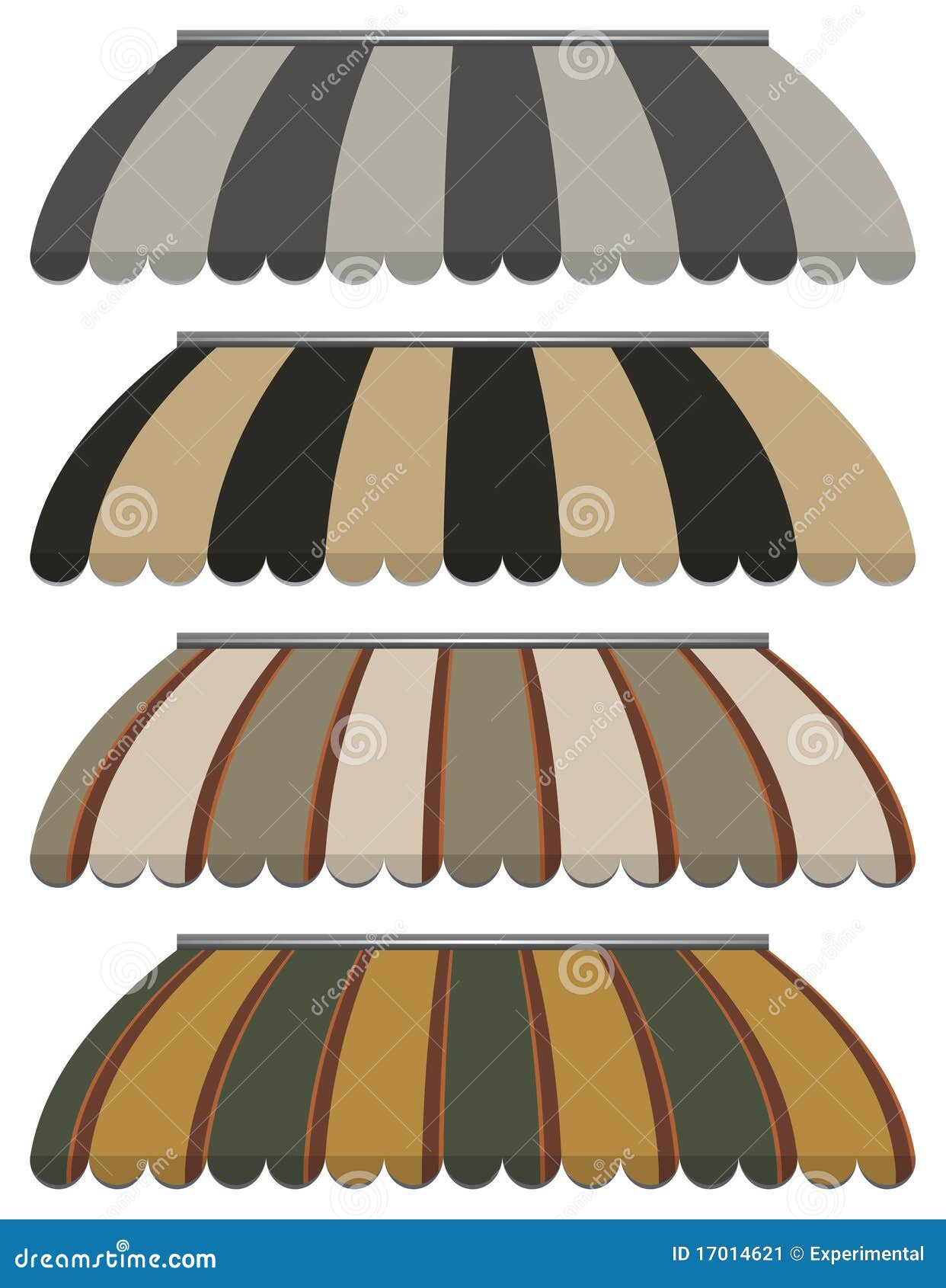 Toldos del vector ilustración del vector. Ilustración de borde - 17014621