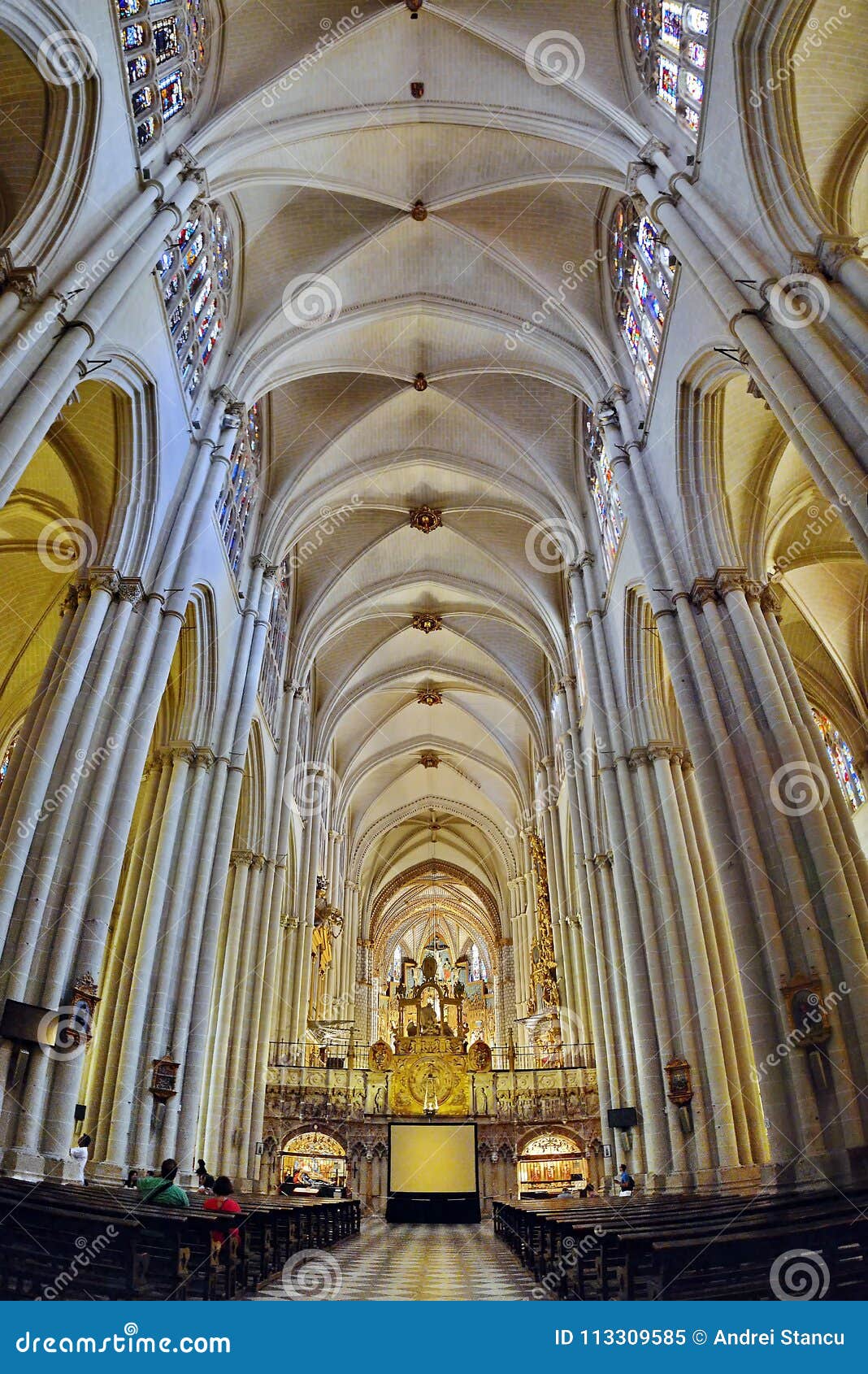 Toledo Cathedral Spain editorial image. Image of architecture - 113309585