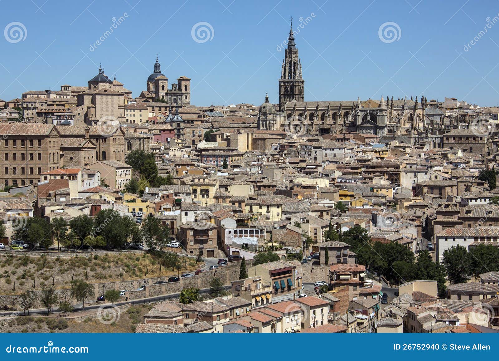 Toledo - La Mancha - Spain stock photo. Image of landmark - 26752940