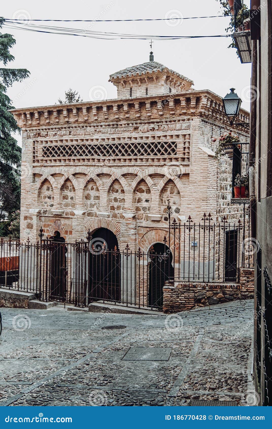 Toledo Mosque of Christ of the Light Stock Photo - Image of medieval ...